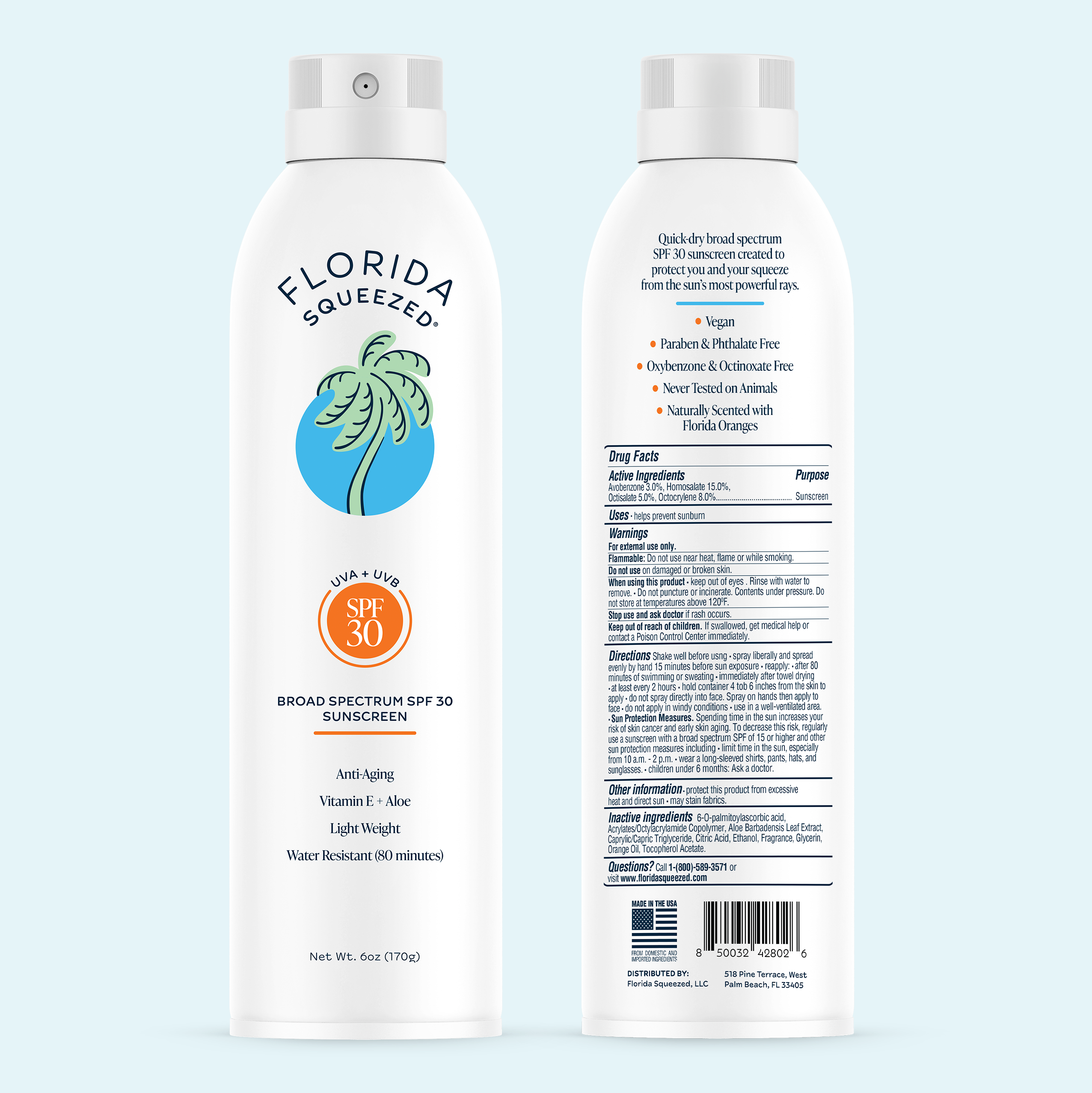 SPF 30 Sunscreen Non-Aerosol Spray – floridasqueezed